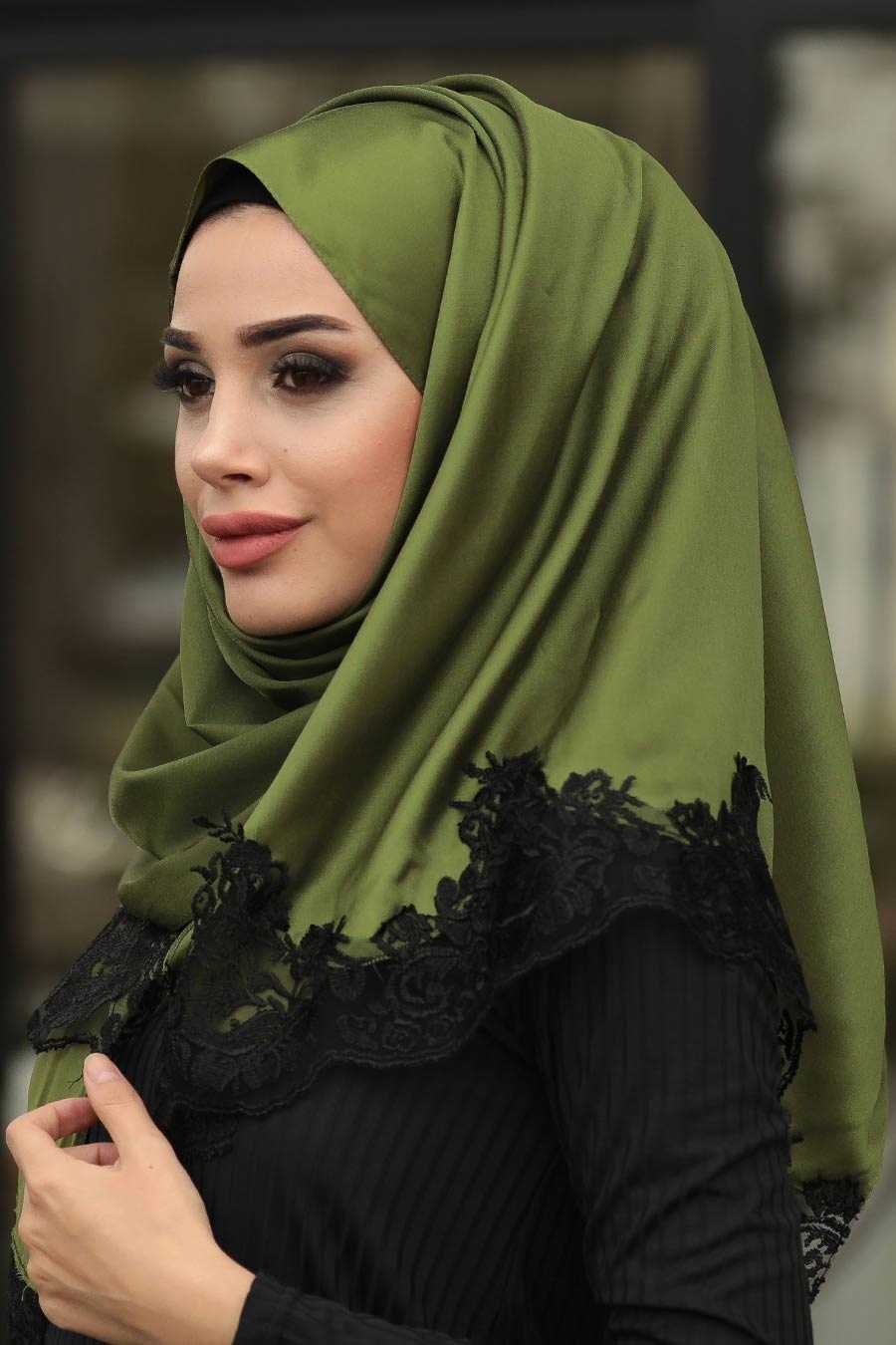 Hijab Lace Shawl 1537 - Neva-style.com